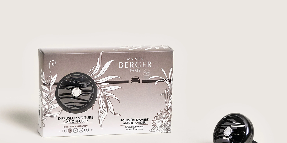 Amber Powder Car Diffuser | French Fragrance | Maison Berger Singapore